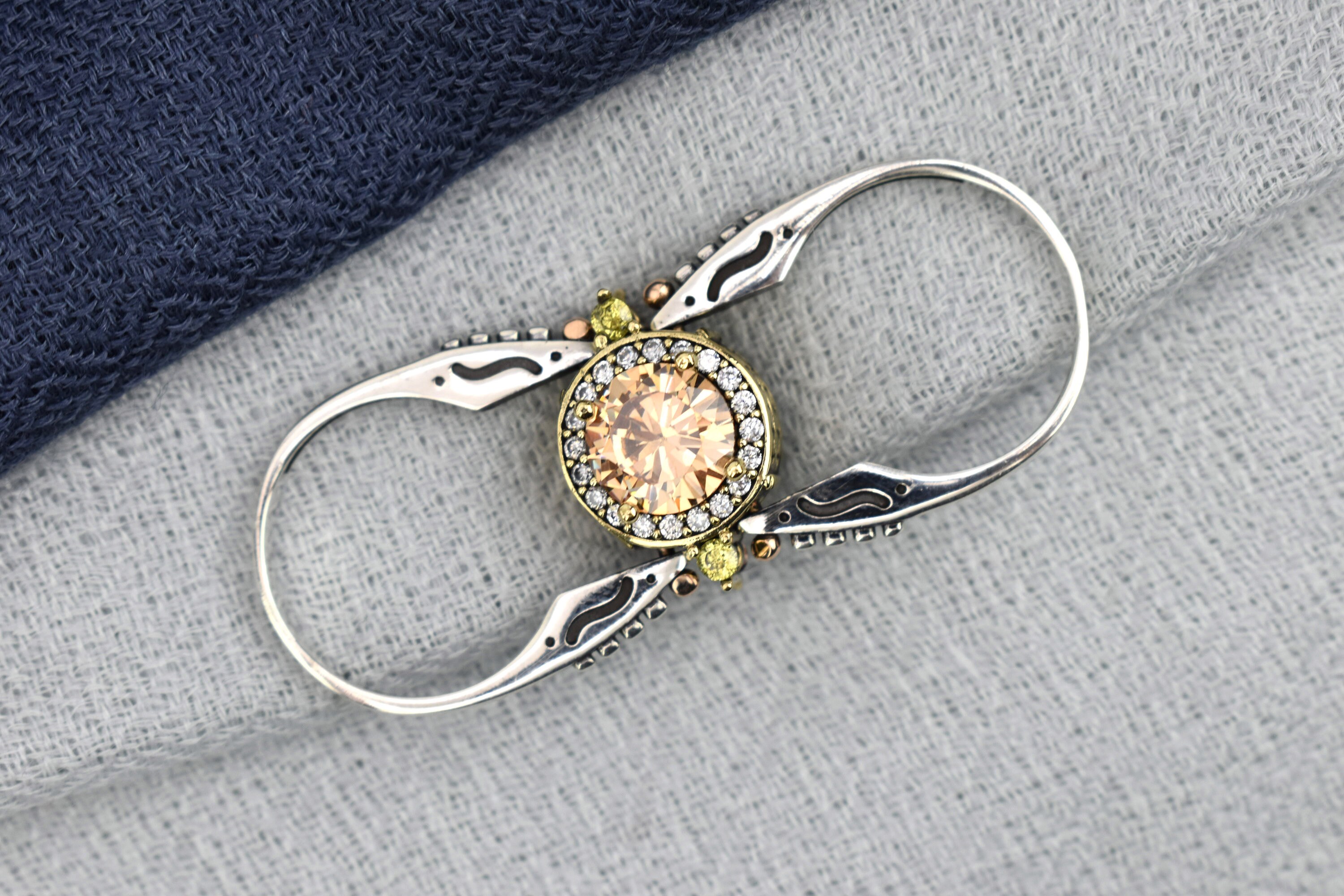 Extraordinary Ring Reversible Ring Two in a One Ring Round | Etsy