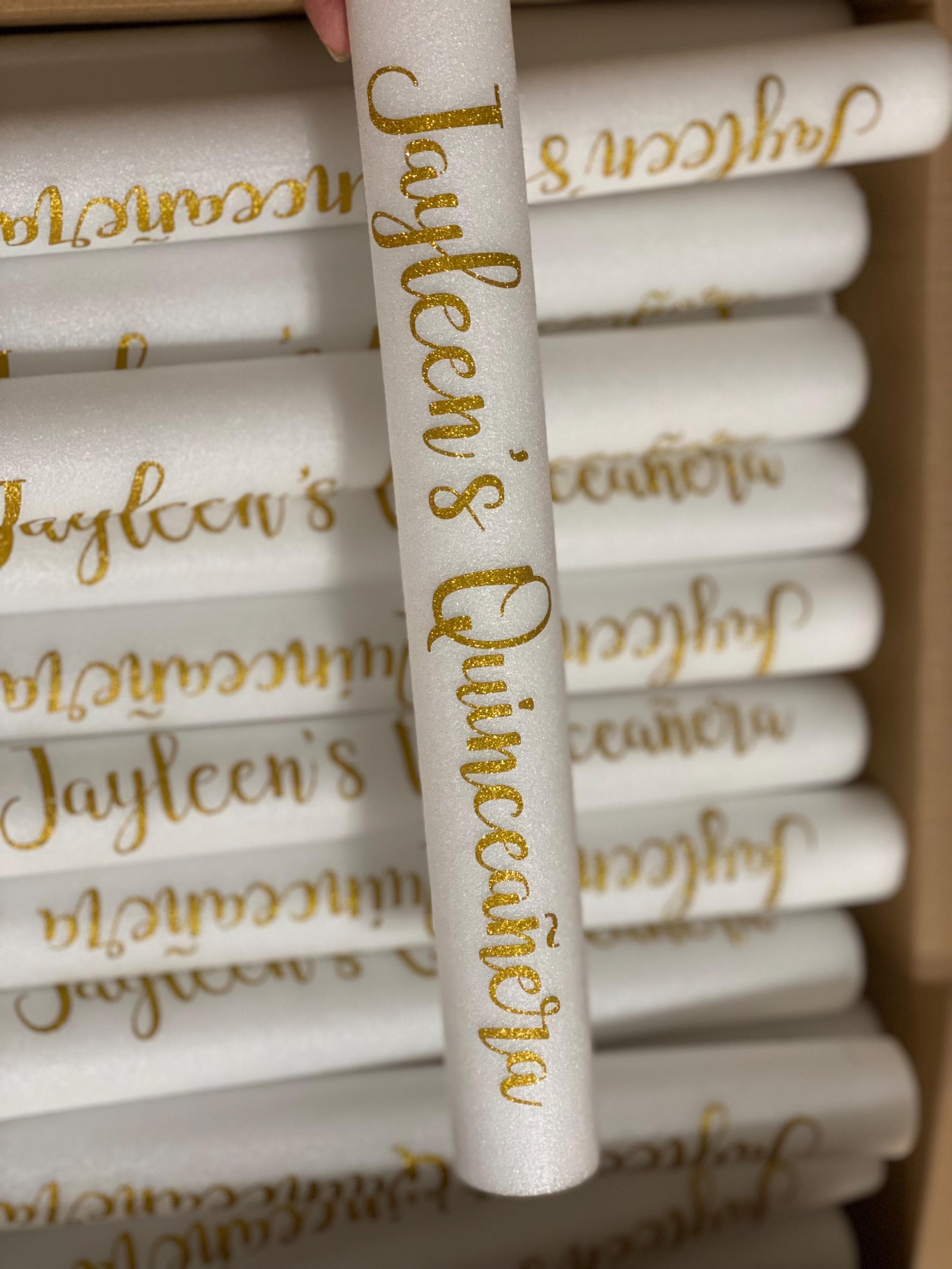 Personalized Light up Foam Stick - Etsy