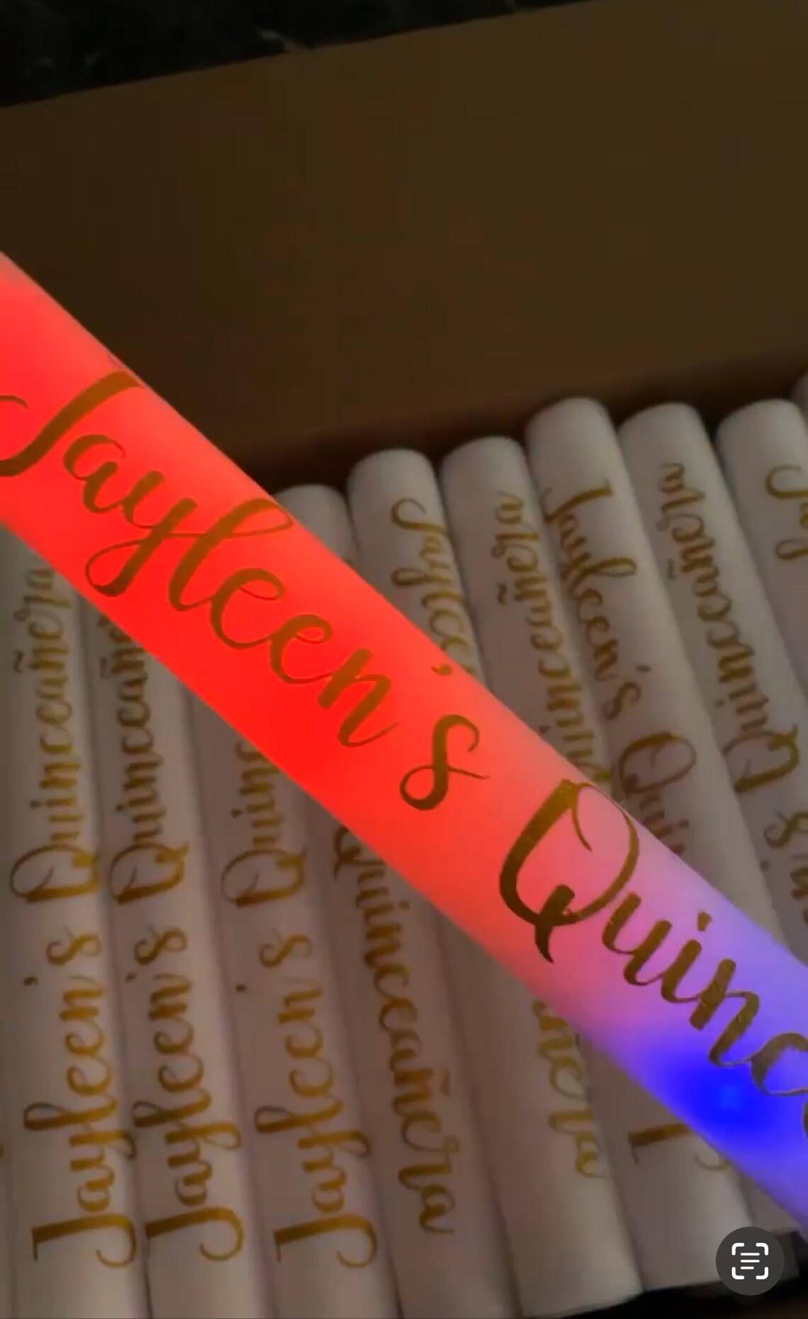 Personalized Light up Foam Stick - Etsy