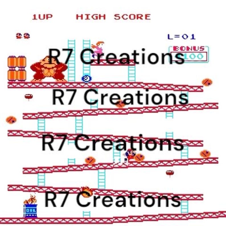 Donkey Kong Png File, Sublimation or Regular Print - Etsy
