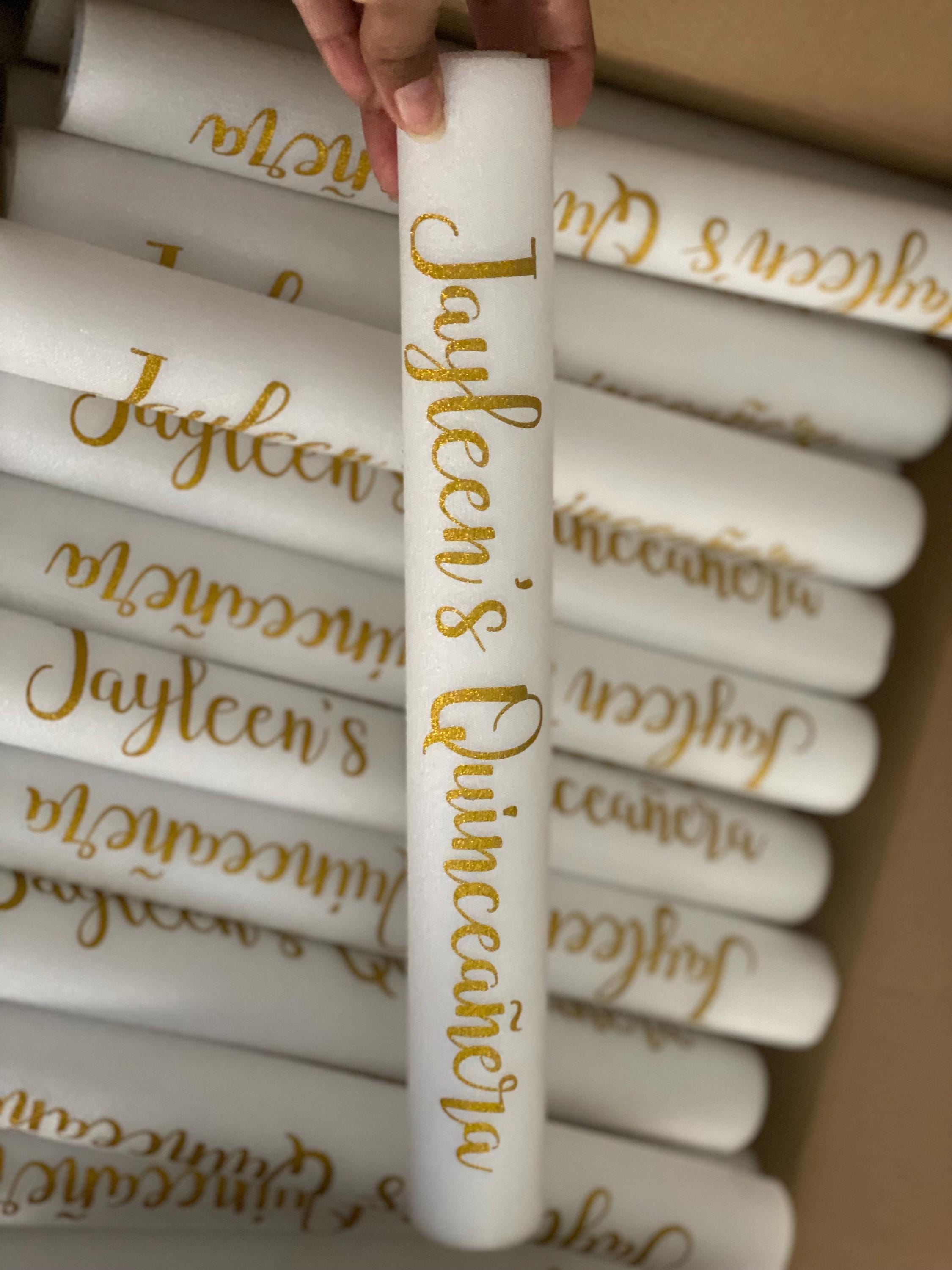 Personalized Light up Foam Stick - Etsy