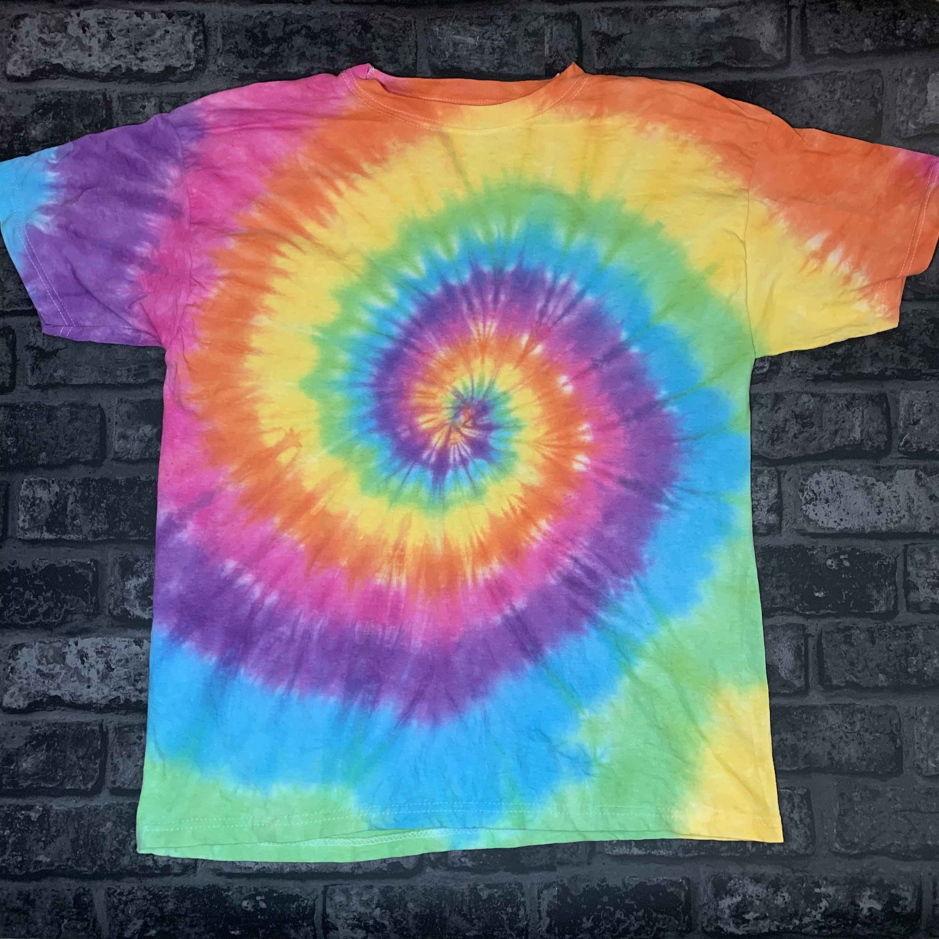 Adult Rainbow Swirl Tie Dye Unisex T Shirt Etsy