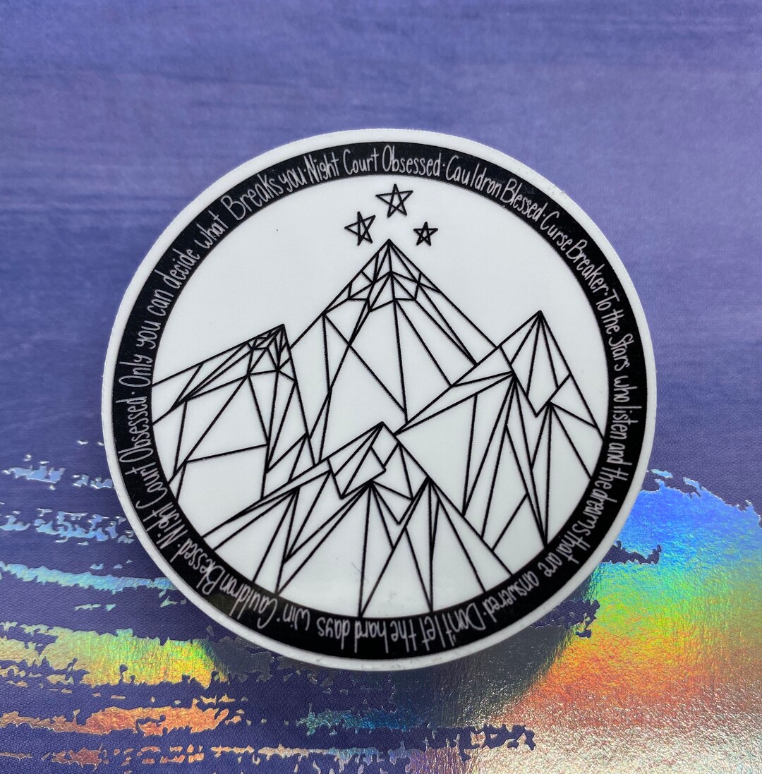 Night Court Obsessed-sticker Decal- Waterproof-acotar - Etsy