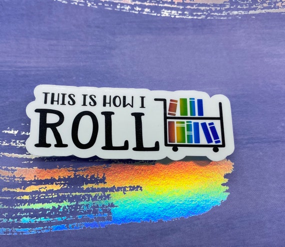 This is How I Roll-book Themed Stickers Reading Literature - Etsy