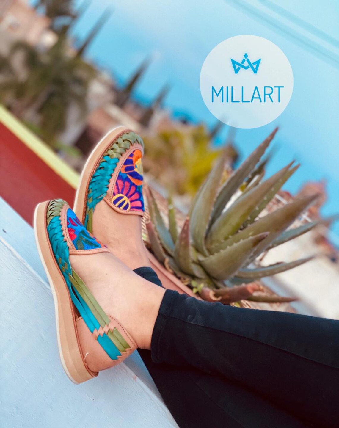 Mexican Flats Chiapas Style// 100% Leather/// Huarache - Etsy