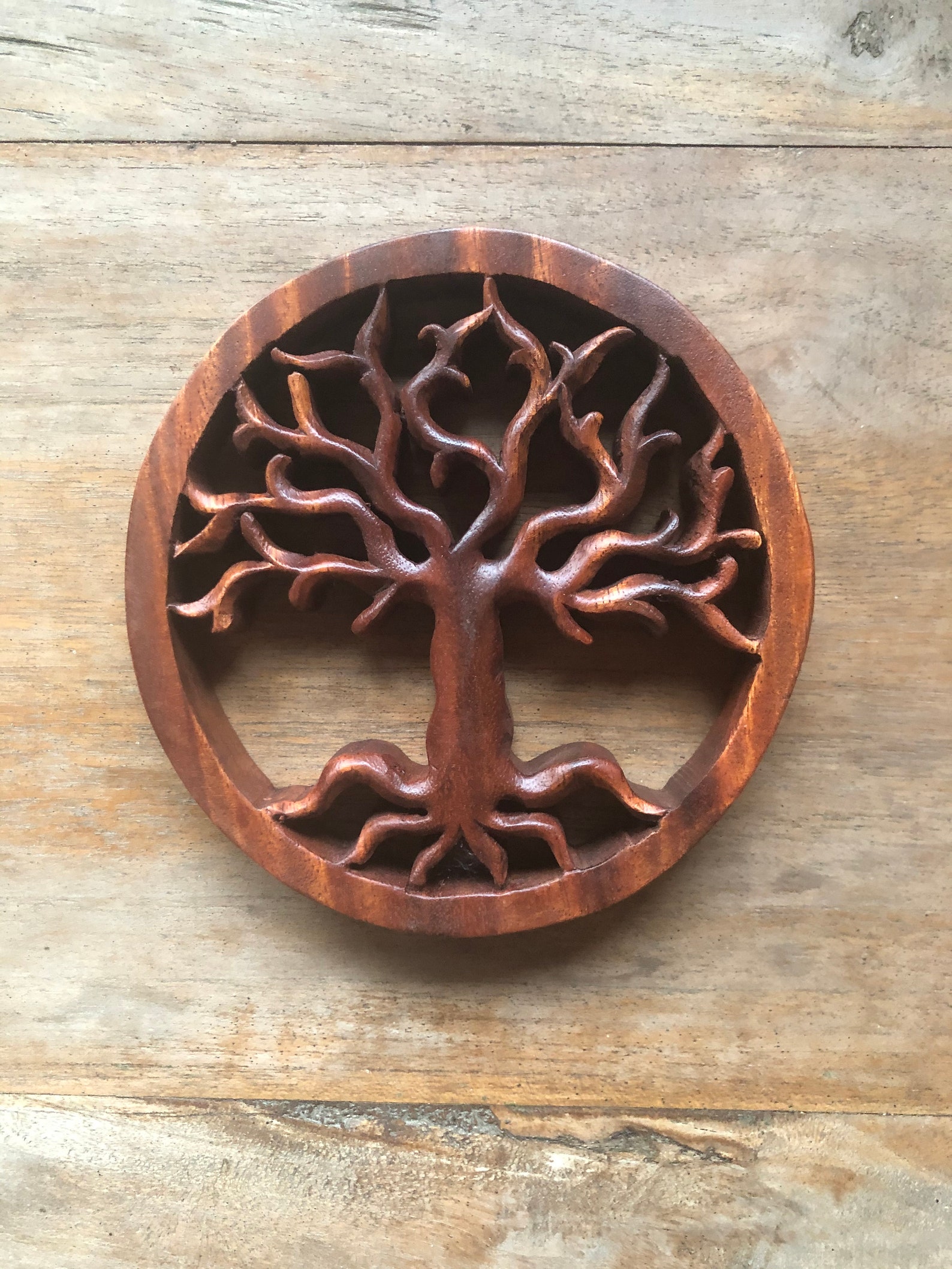 Tree of Life wood carving Hand Carved wood Wood wall art | Etsy