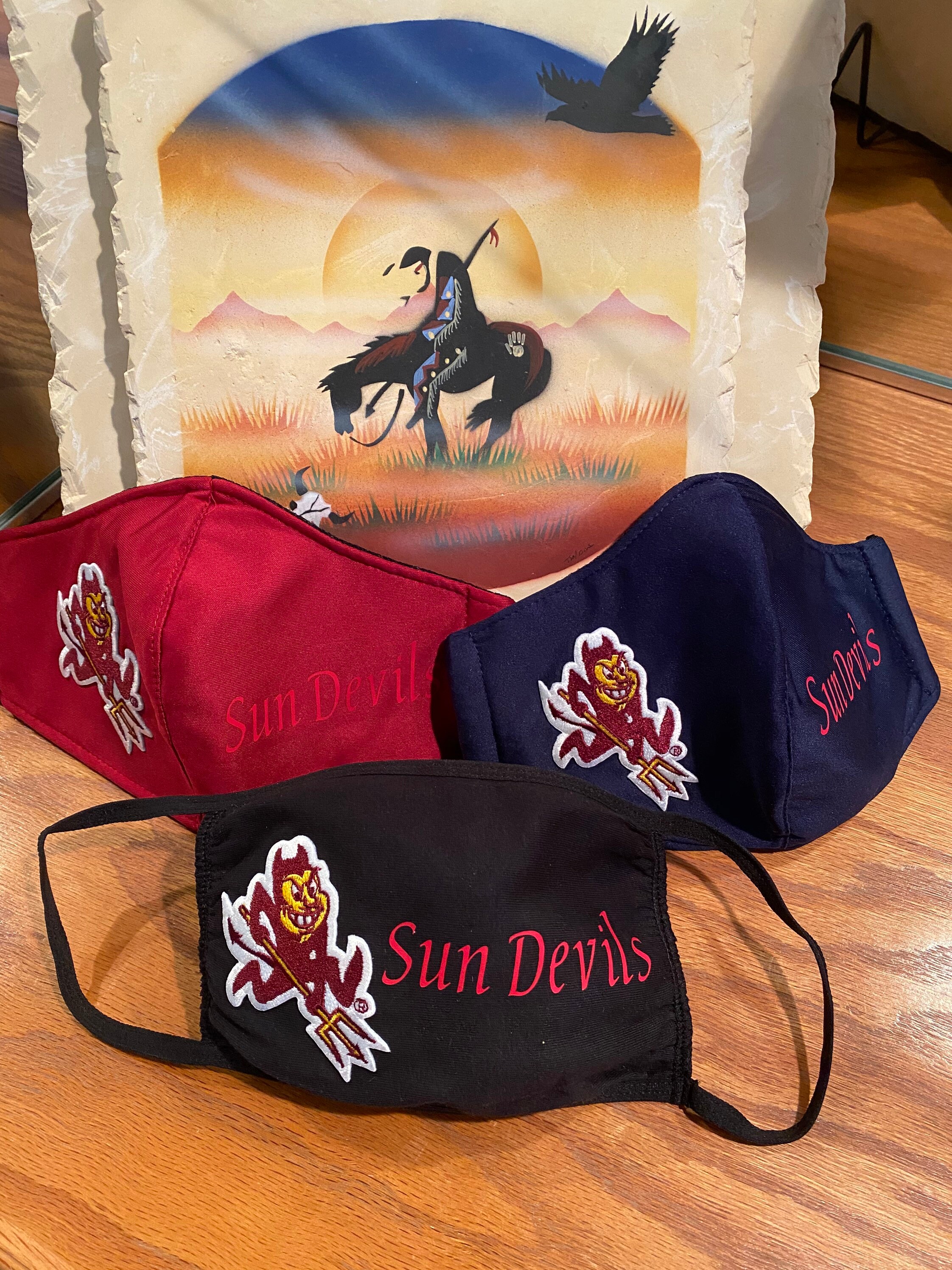 ASU Sun Devils Face Mask | Etsy