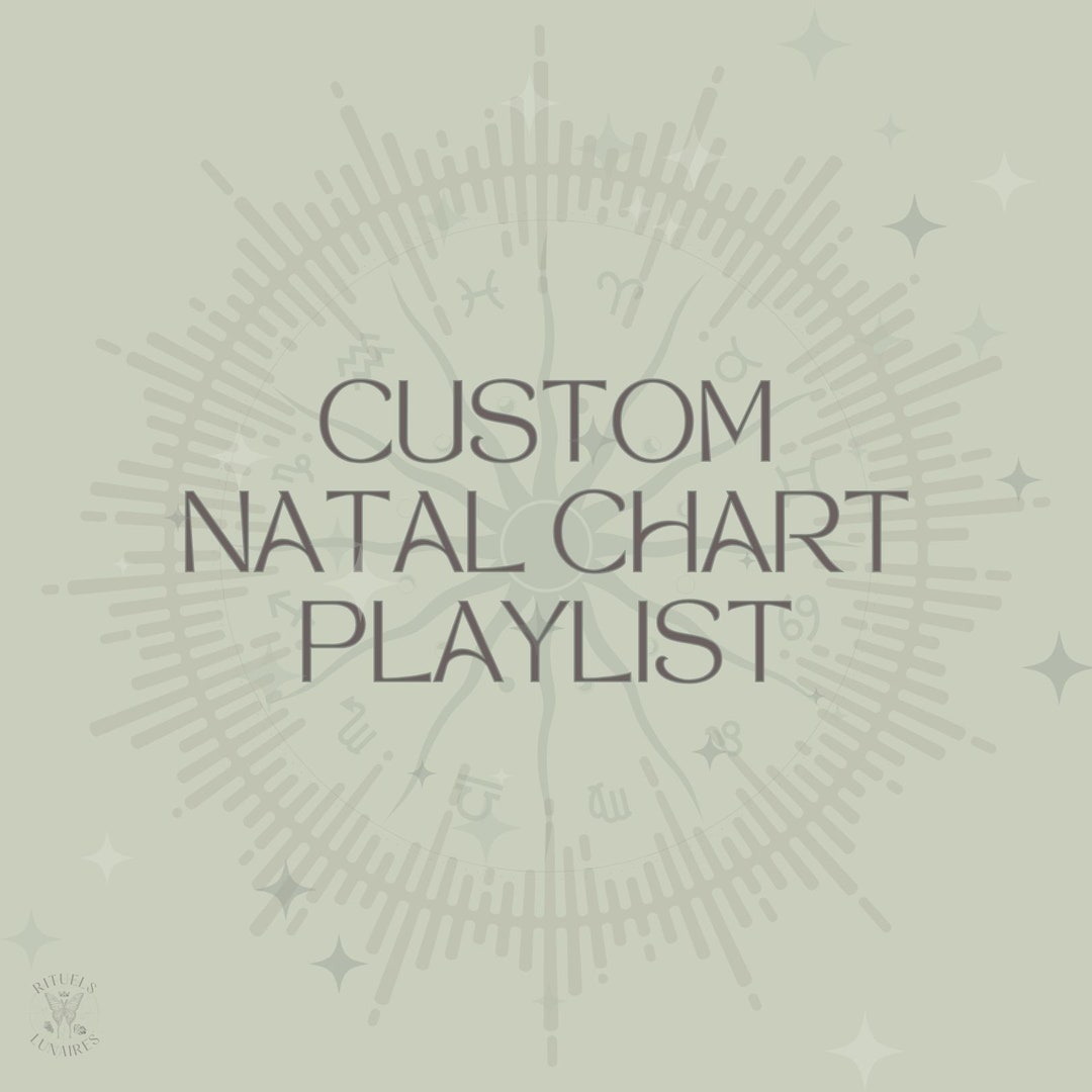 Custom Natal Chart Playlist - Etsy