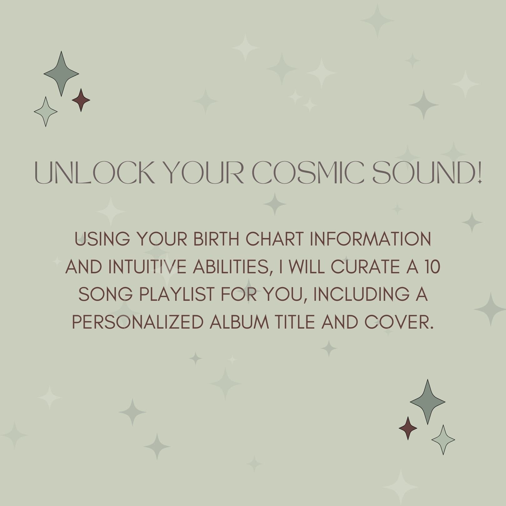 Custom Natal Chart Playlist - Etsy