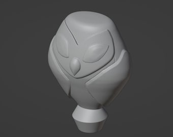Owlbert From the Owl House 3D Printable Staff Topper - Etsy