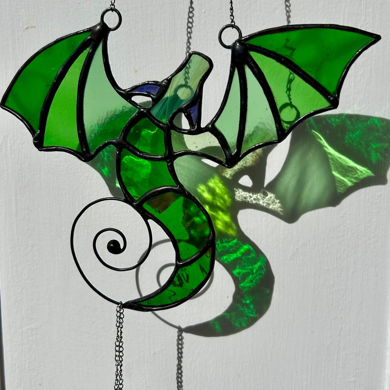 Stained Glass Dragon - Etsy