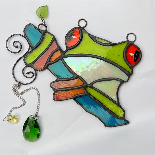 Stained Glass Tree Frog - Etsy