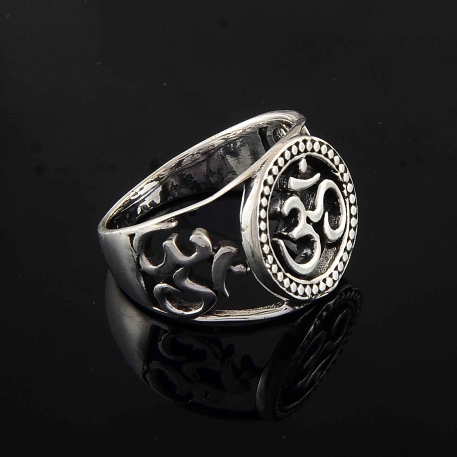 OM , Shiva Ring , Shiv Ring , Lord Shiva Ring , Silver Ring , Silver ...