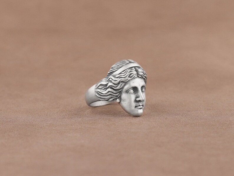 Venus Ring, Goddess Venus Silver Ring, Mythological Jewelry, on Sale ...