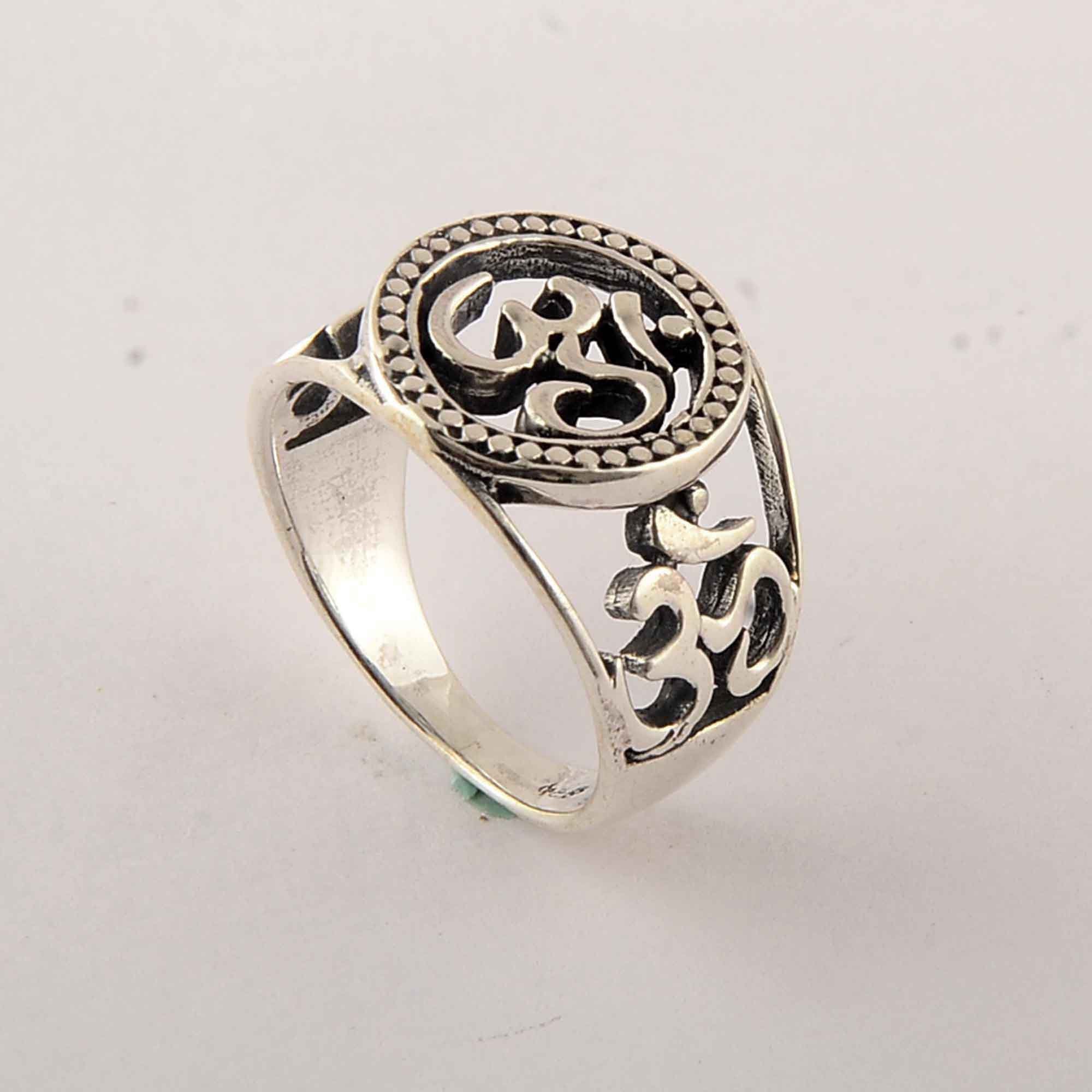 OM , Shiva Ring , Shiv Ring , Lord Shiva Ring , Silver Ring , Silver ...