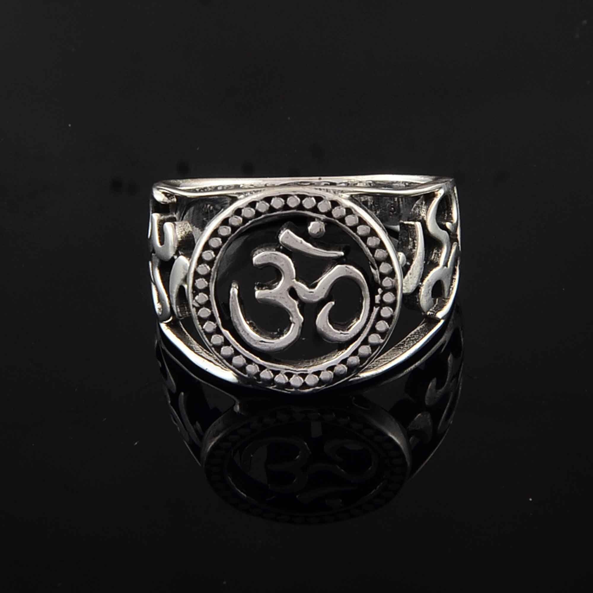 OM , Shiva Ring , Shiv Ring , Lord Shiva Ring , Silver Ring , Silver ...