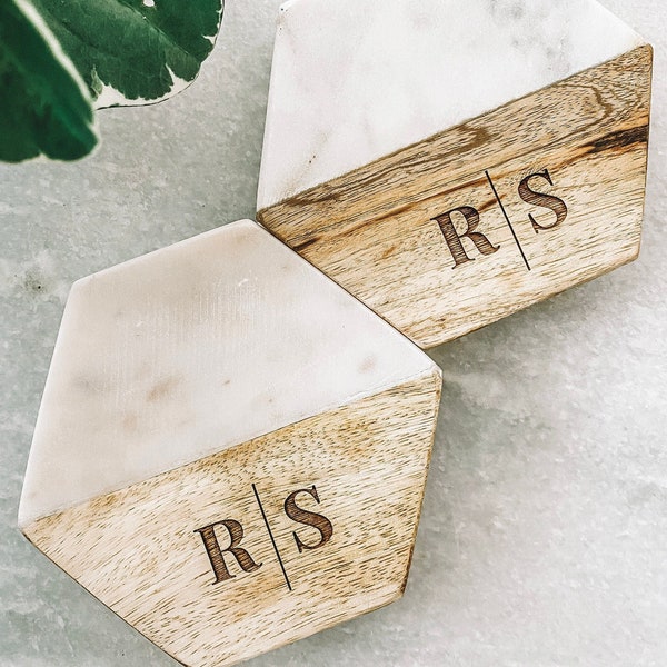 Hexagon Coasters - Etsy