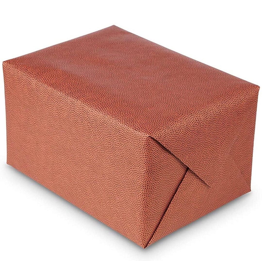Football Wrapping Paper Pigskin Wrapping Paper Textured Football Gift ...