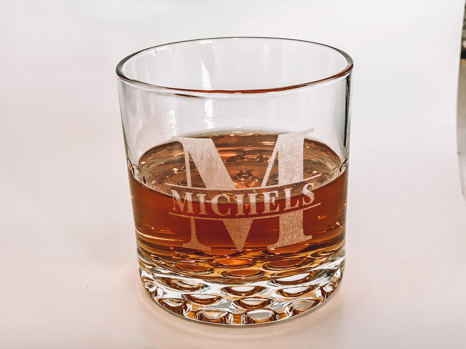 Personalized Whiskey Glass Laser Engraved Glasses Etsy