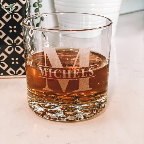 Engraved Whiskey Glasses Bourbon Ts Whiskey Glass Etsy