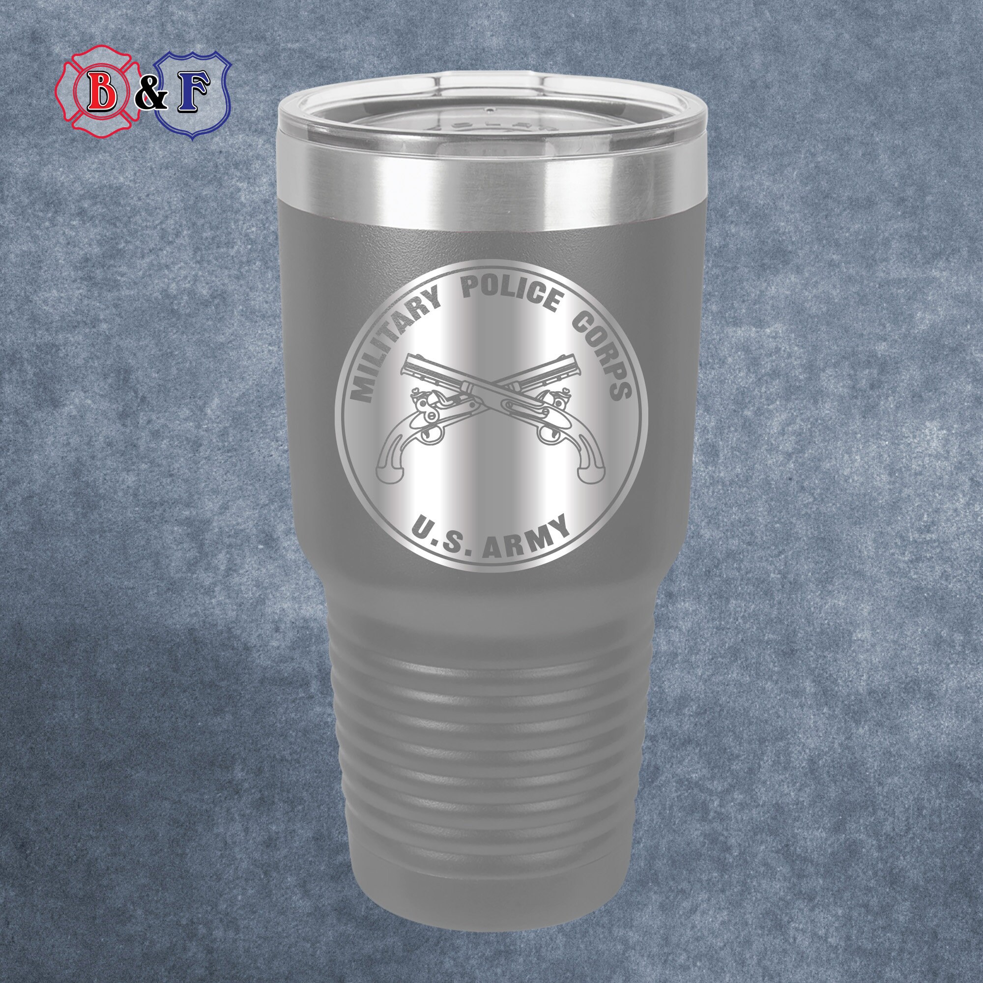 Military Police Design Army Branch 30oz Laser Engraved - Etsy