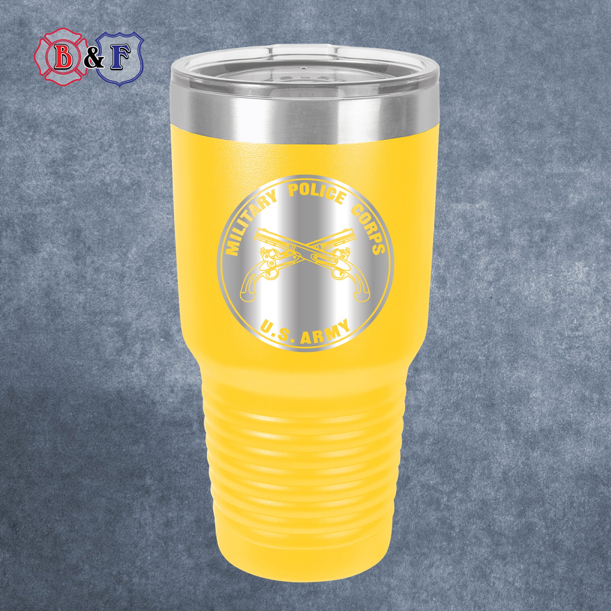 Military Police Design Army Branch 30oz Laser Engraved - Etsy