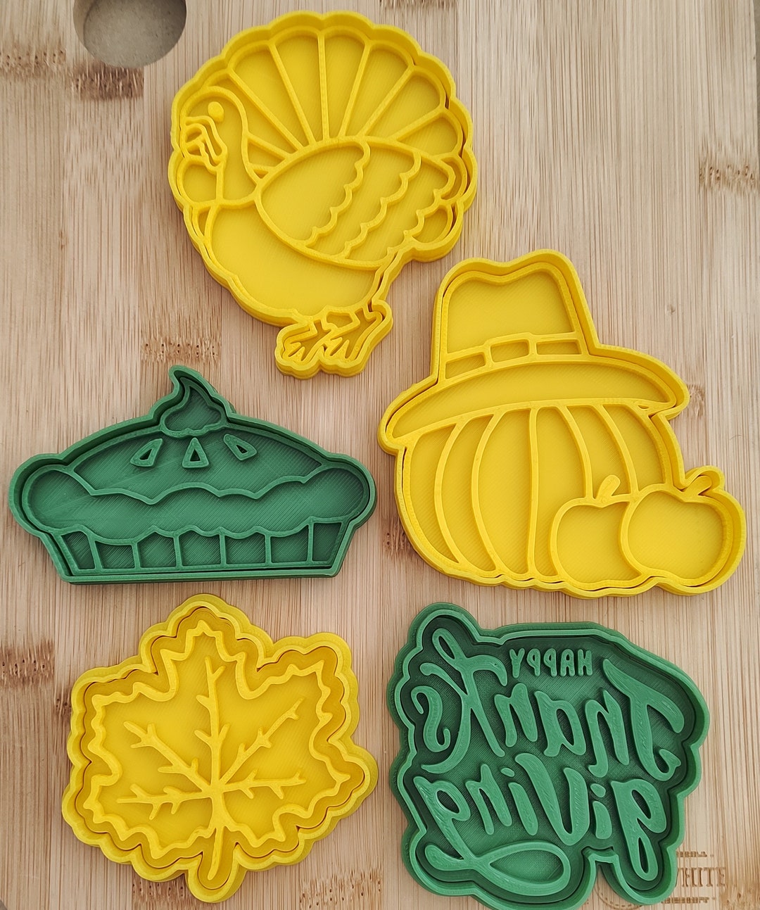 Thanksgiving Gobble Turkey Cookie Cutters and Embossers - Etsy