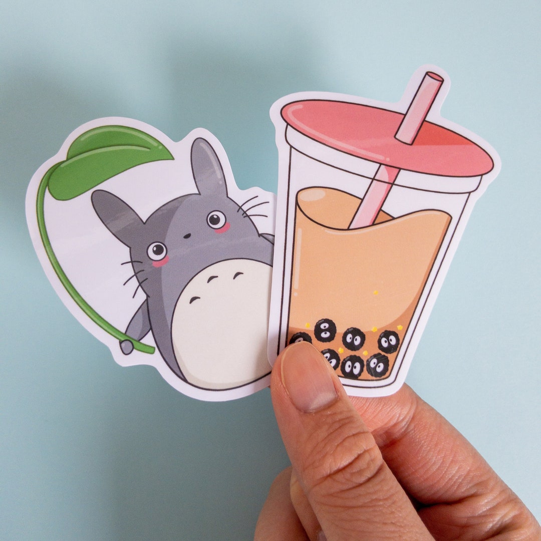 Studio Ghibli Inspired Stickers | Totoro Stickers | Soot Boba Stickers ...