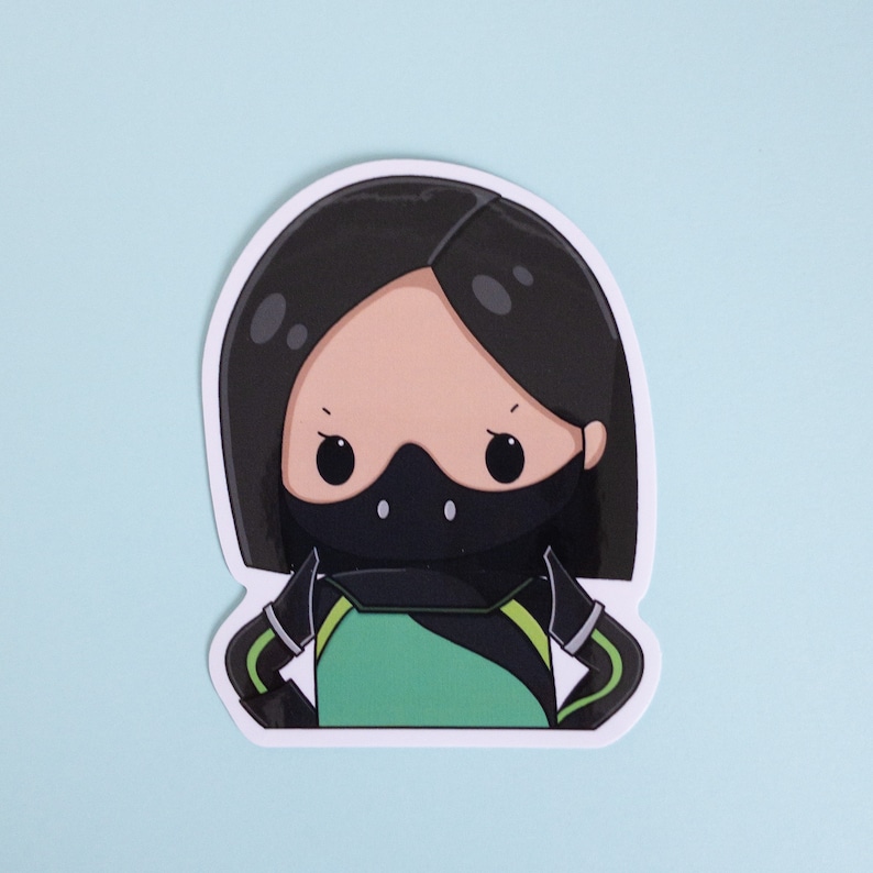 Valorant-inspired Stickers Neon Viper Reyna Killjoy Skye Jett Sage Raze ...