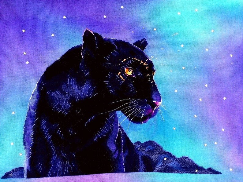 Panther. Cross Stitch Pattern. Cross Stitch Design. Digital. - Etsy