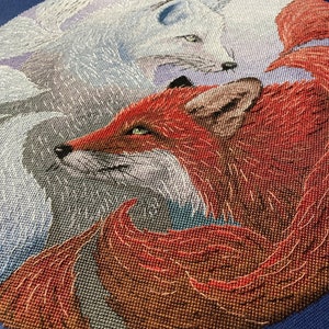 Kitsune. Ice and Flame. Cross Stitch Pattern. Cross Stitch Design. Digital. PDF. Saga. Nadgavr ...