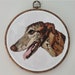 Greyhound Dog Counted Cross Stitch Pattern Pdf. Modern Pet Memorial ...