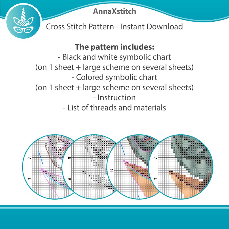 Geometric Seashell Cross Stitch Pattern Pdf. Ocean Cross - Etsy