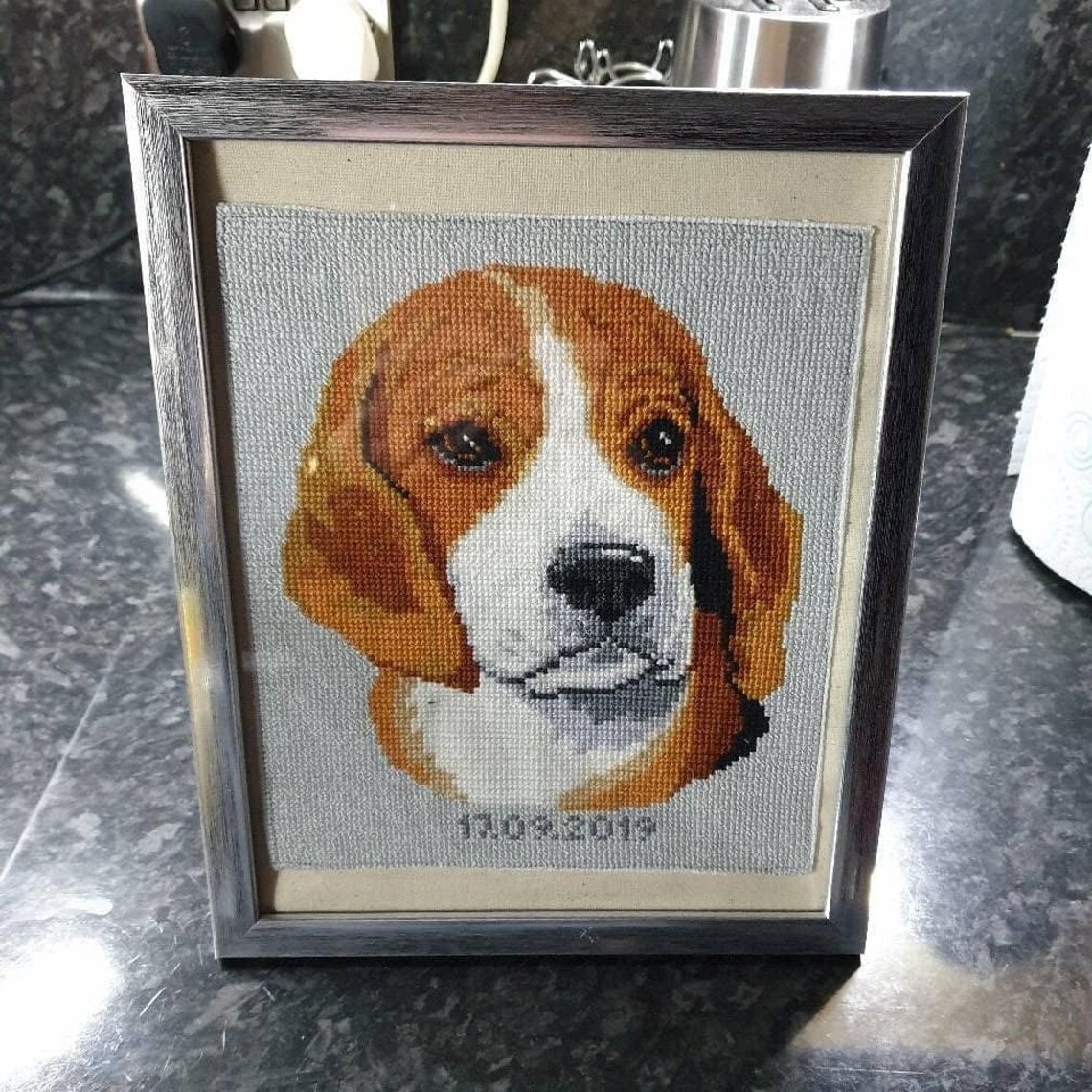Beagle Dog Counted Cross Stitch Pattern Pdf. Modern Pet - Etsy