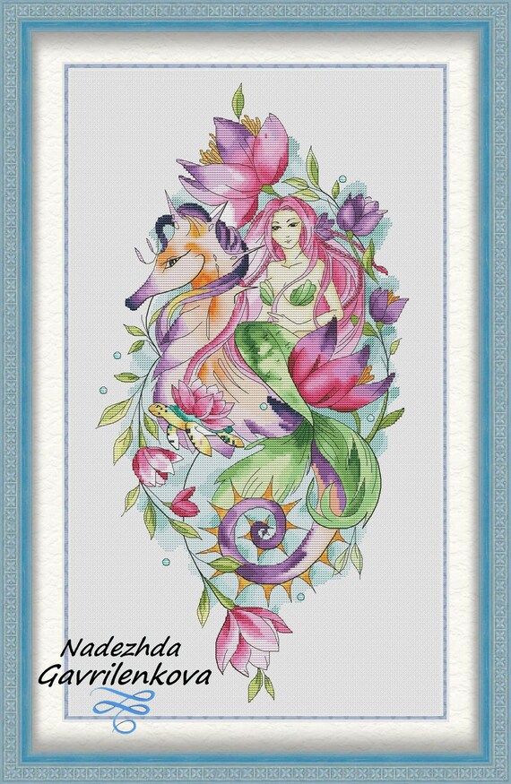 Underwater World 2. Cross Stitch Pattern. Cross Stitch Design. - Etsy