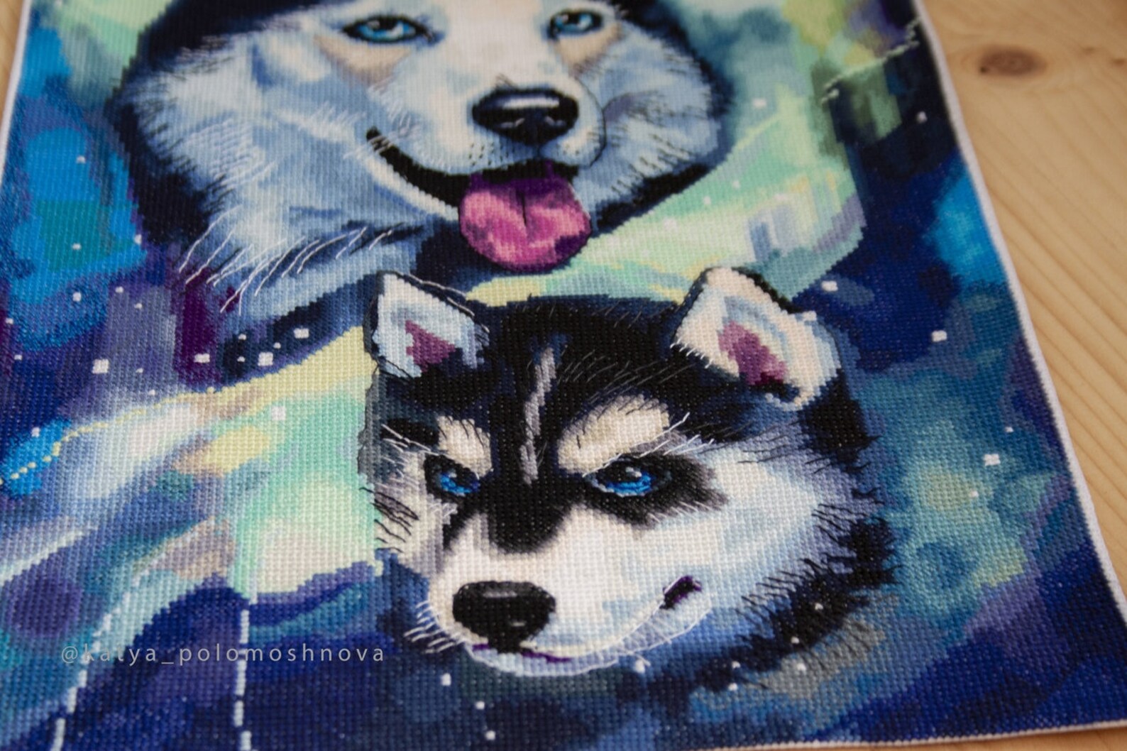 Northern Huskies. Cross Stitch Pattern. Cross Stitch Design. - Etsy