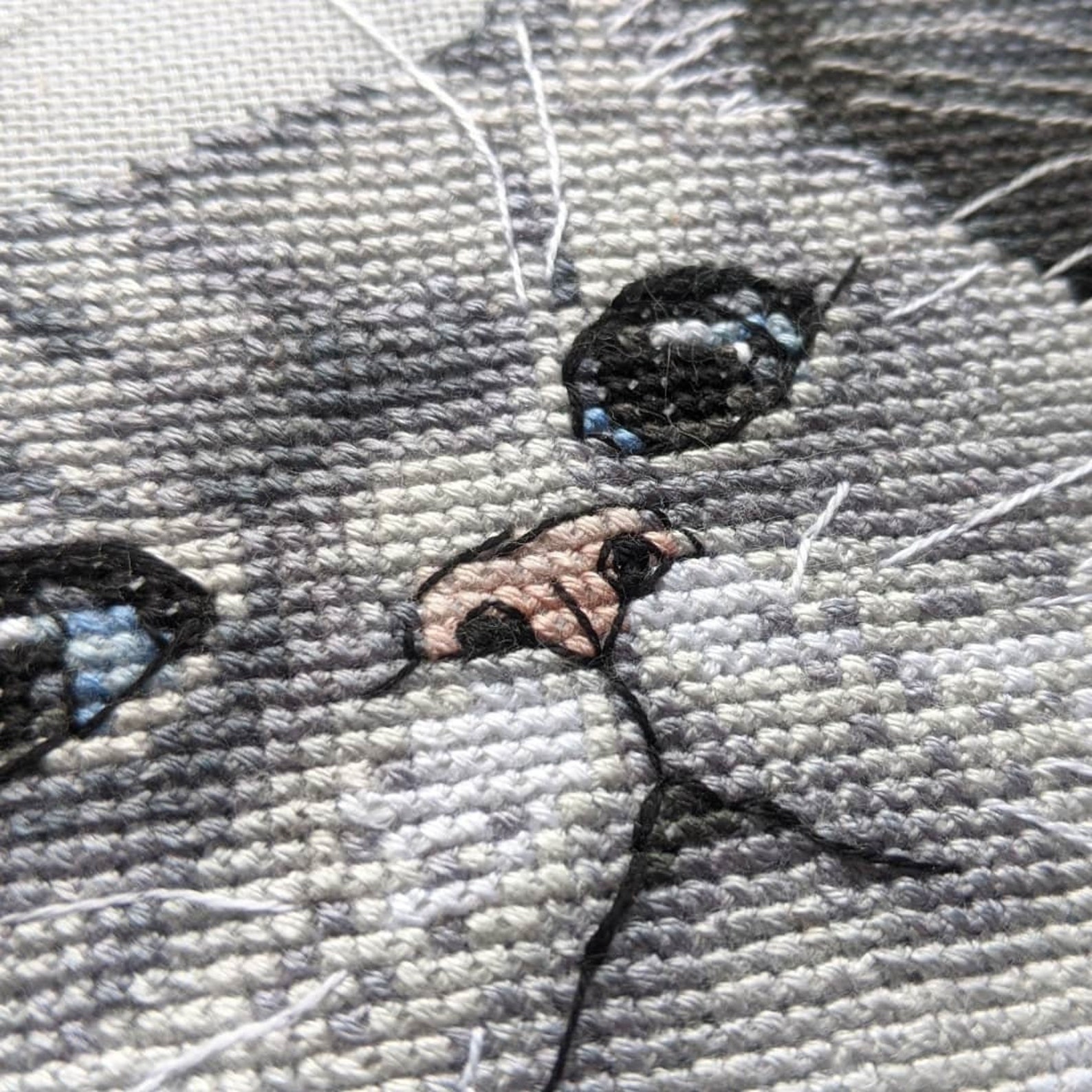 Furry Trio. Cross Stitch Pattern. Cross Stitch Design. | Etsy