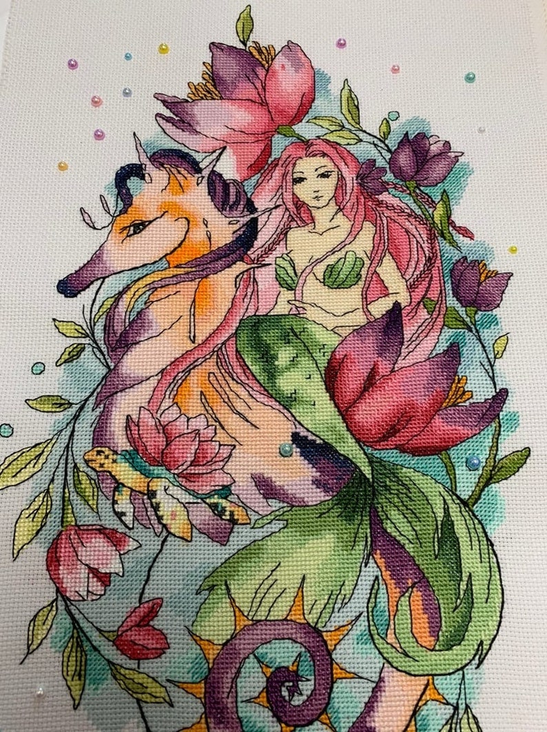 Underwater World 2. Cross Stitch Pattern. Cross Stitch Design. - Etsy