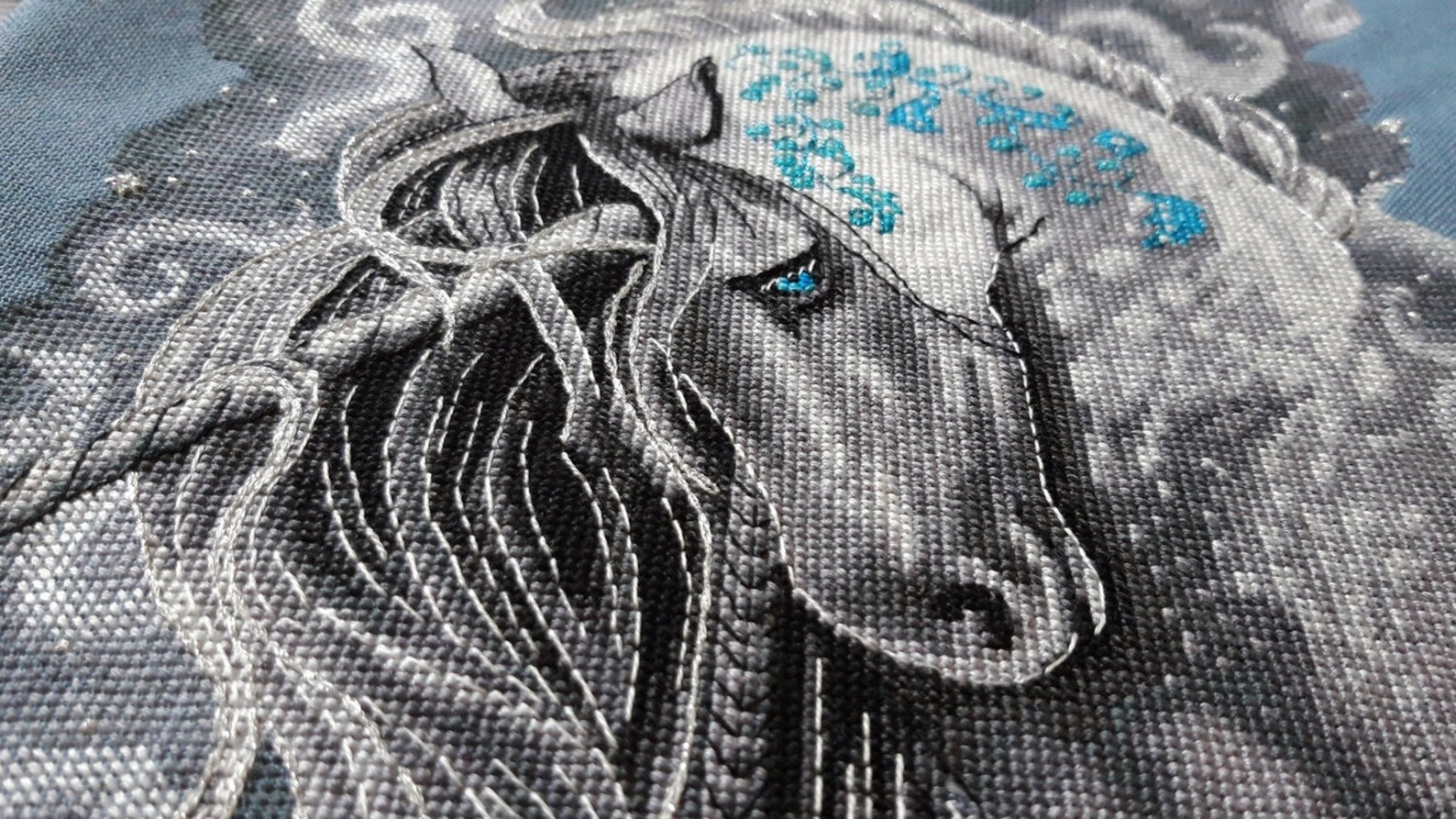 Frosty Unicorn. Cross Stitch Pattern. Cross Stitch Design. | Etsy