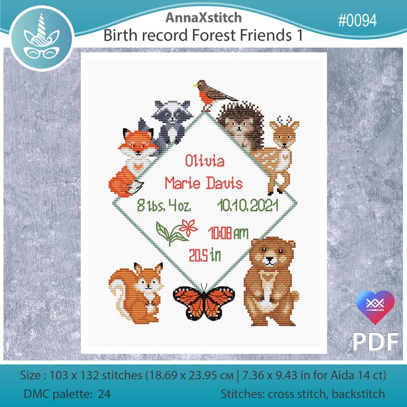 Nursery Cross Stitch - Etsy