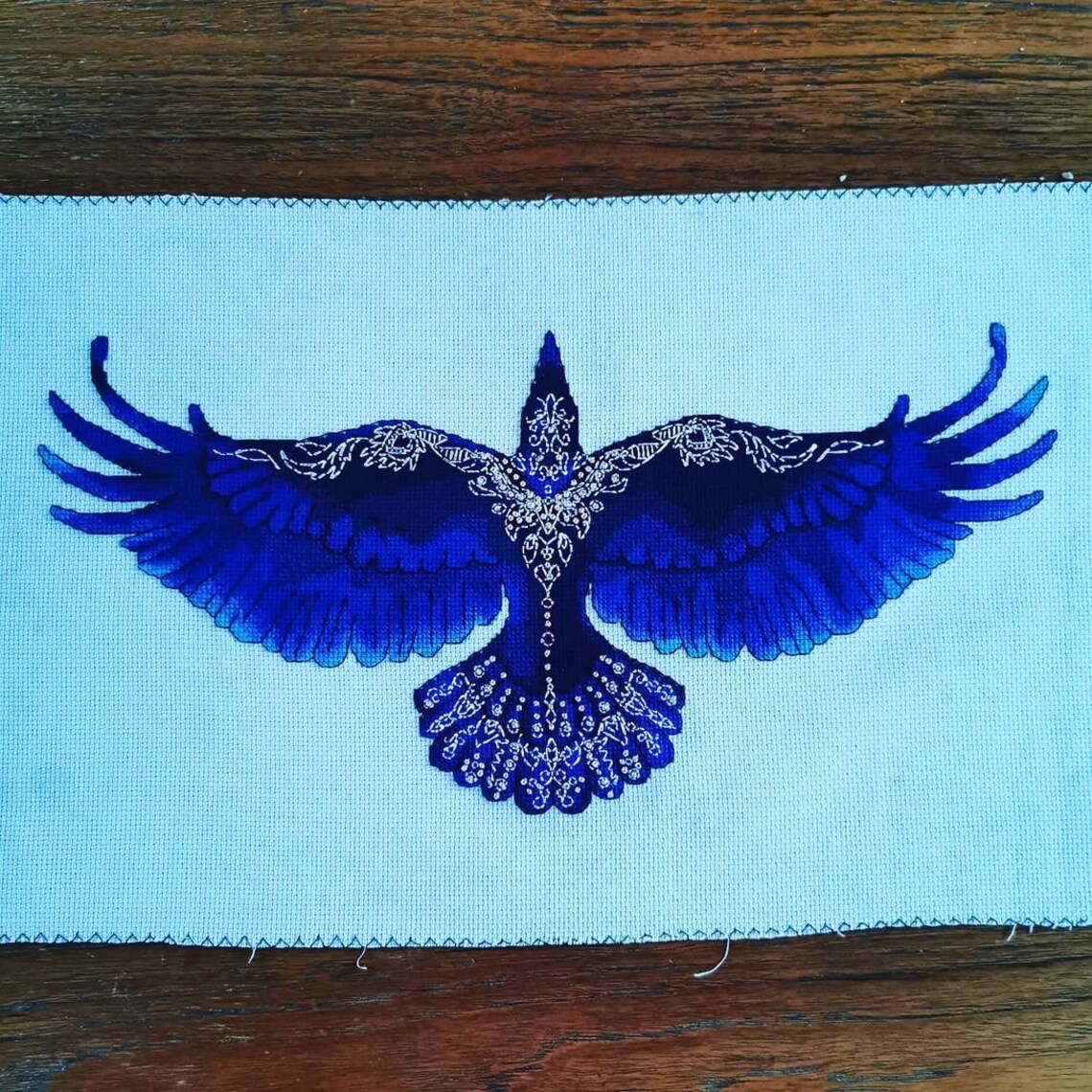 Raven. Cross Stitch Pattern. Cross Stitch Design. Digital. - Etsy