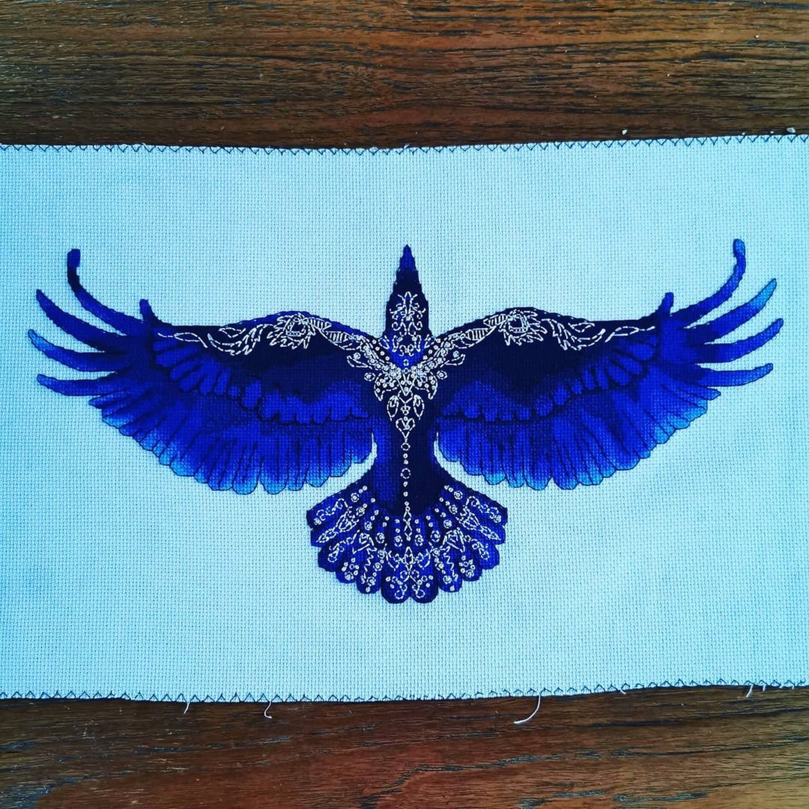 Raven. Cross Stitch Pattern. Cross Stitch Design. Digital. - Etsy