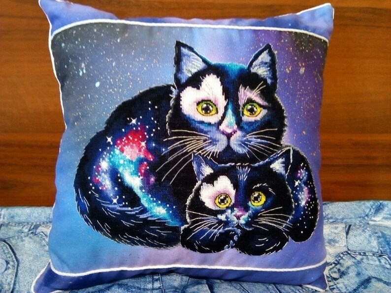 Star Cats. Cross Stitch Pattern. Cross Stitch Design. Digital. - Etsy