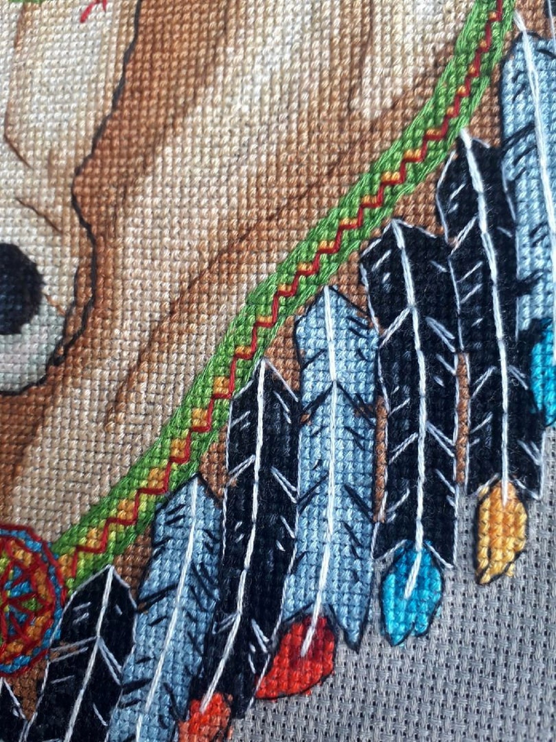 Amerindian Mustang light. Cross Stitch Pattern. Cross Stitch - Etsy