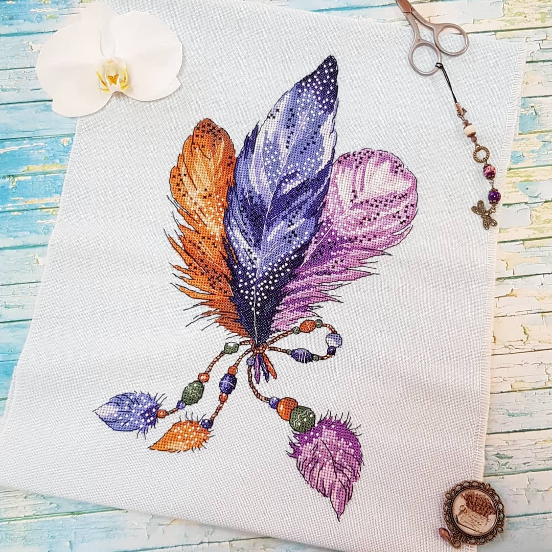 Plumelets. Cross Stitch Pattern. Cross Stitch Design. Digital. - Etsy