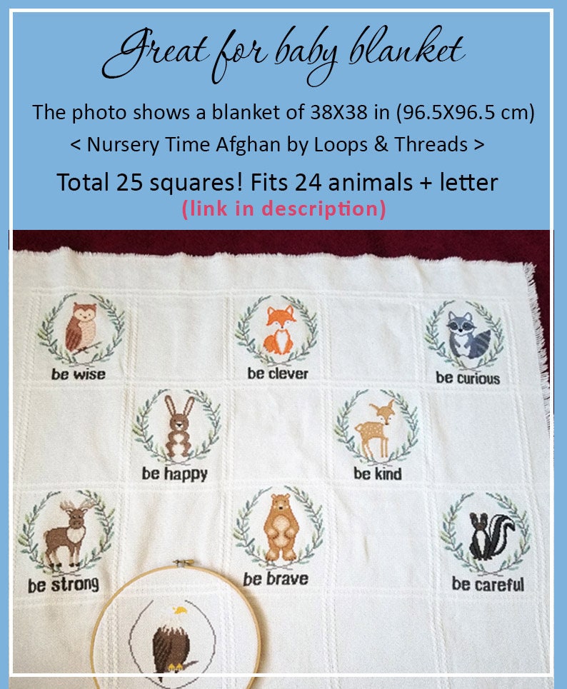 Woodland Baby Skunk Cross Stitch Pattern Pdf. Nursery Decor. - Etsy