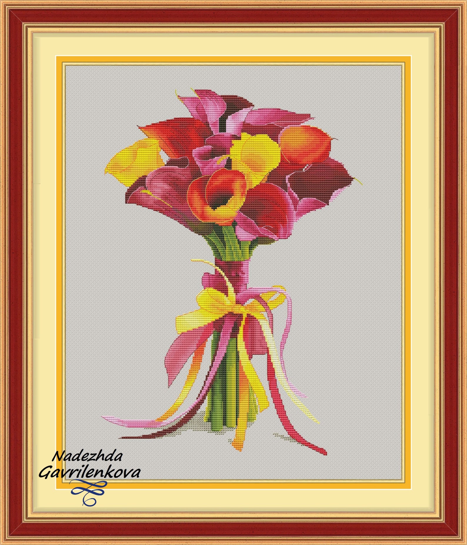 Calla Lilies. Cross Stitch Pattern. Cross Stitch Design. - Etsy
