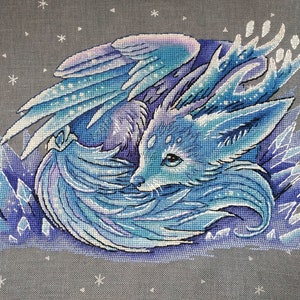 Crystal Fox. Cross Stitch Pattern. Cross Stitch Design. Digital. PDF ...