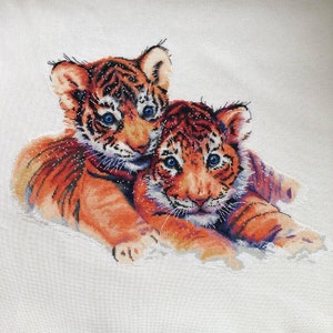 Little Tigers. Cross Stitch Pattern. Cross Stitch Design. Digital. PDF ...