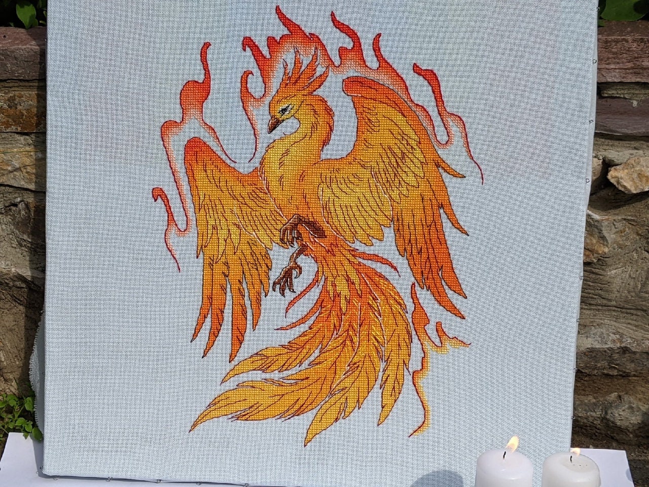 Phoenix. Cross Stitch Pattern. Cross Stitch Design. Digital. - Etsy